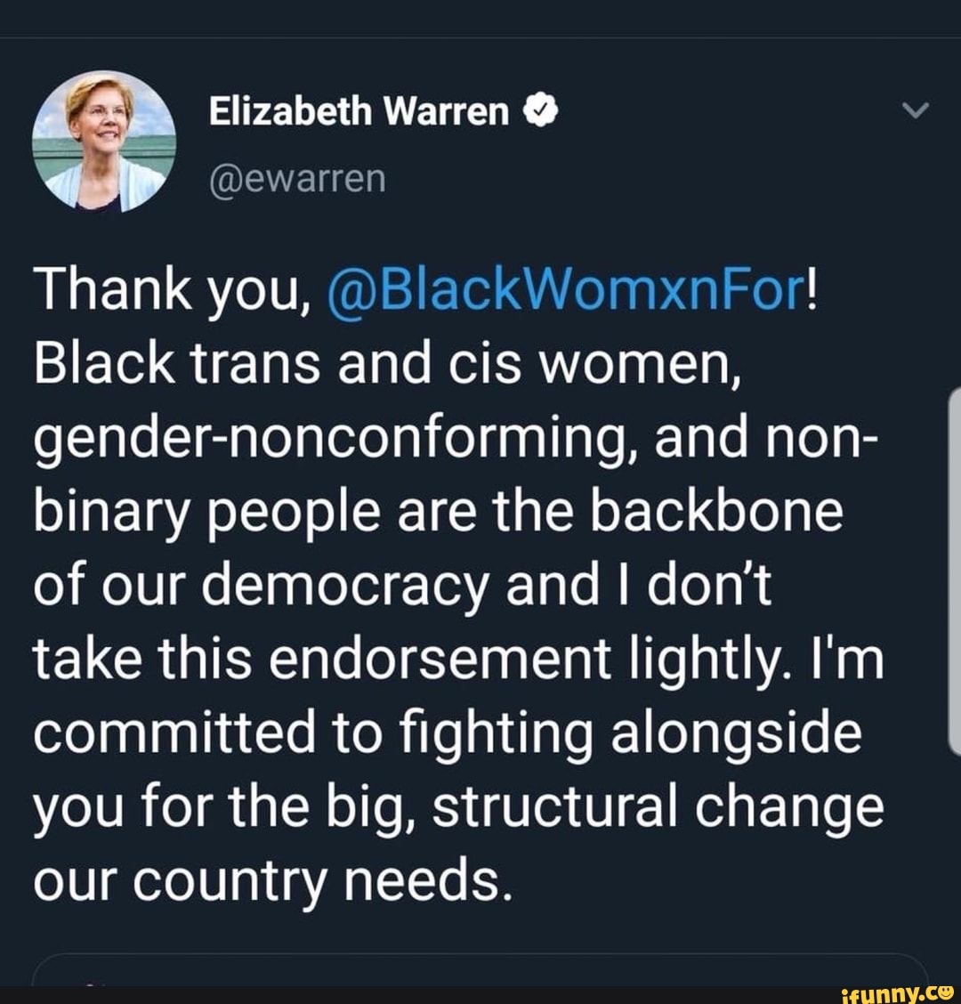 Thank you, @BlackWomanor! Black trans and cis women, gender ...