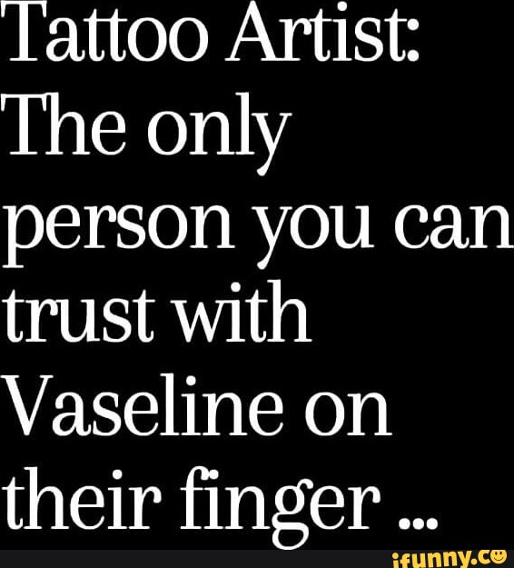 Trust Finger Tattoo