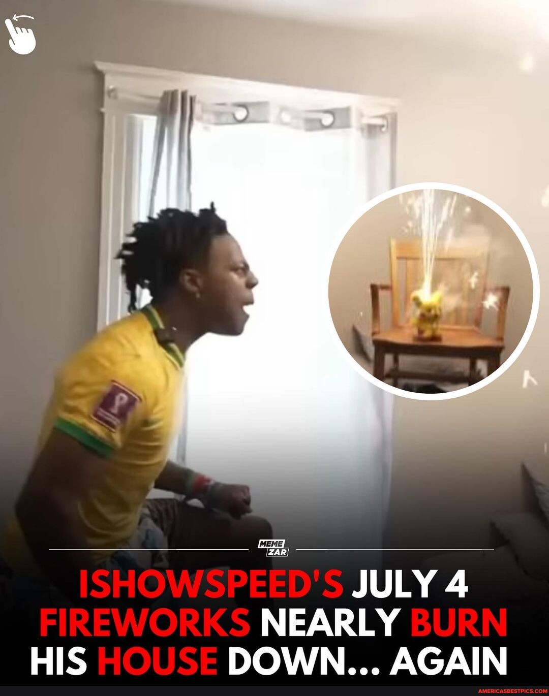 Swipe IShowSpeeds th of July Pikachu fireworks caused havoc as he once ...