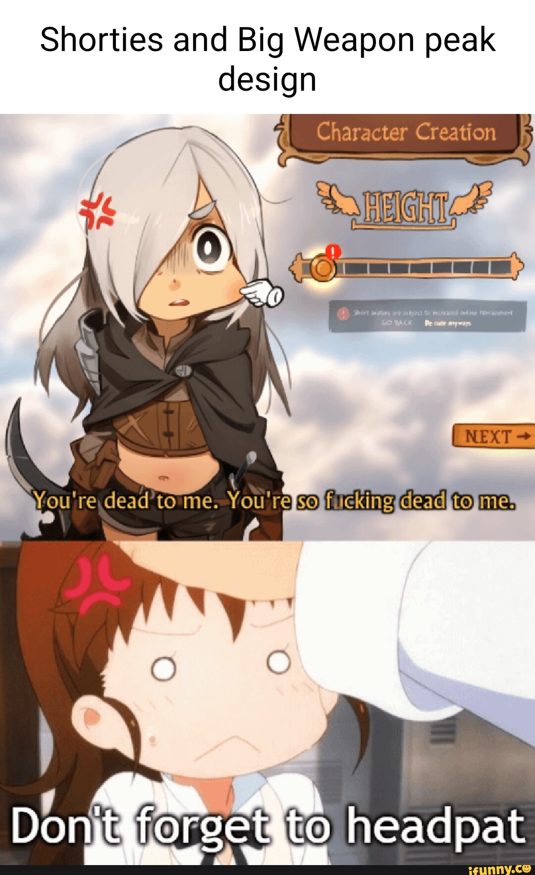 Headpat memes. Best Collection of funny Headpat pictures on iFunny