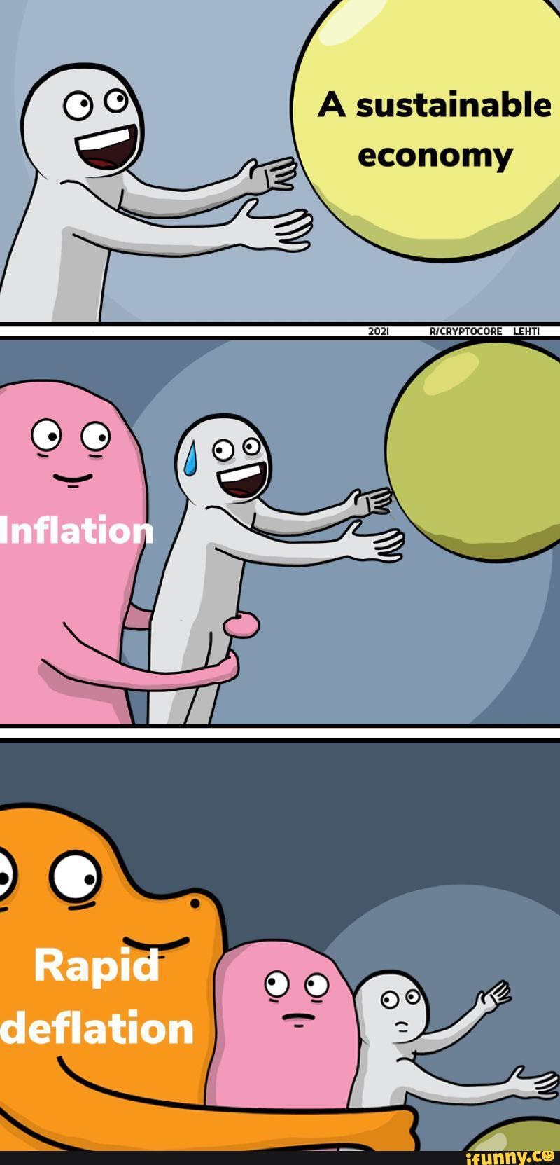 Deflation Cartoon
