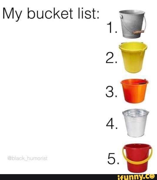 My bucket list: ww 2. - iFunny