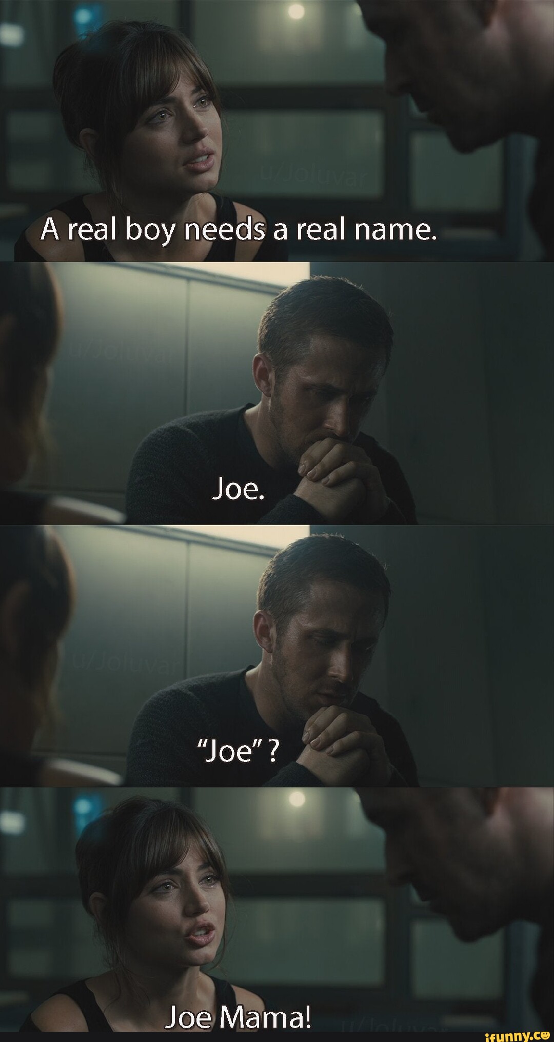 A real boy needs a real name. Joe. "Joe" ? Joe Mama! - iFunny