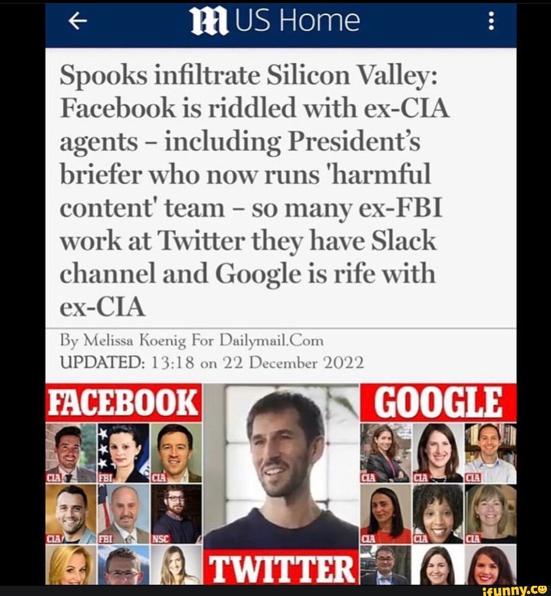US Home Spooks infiltrate Silicon Valley: Facebook is riddled with ex ...