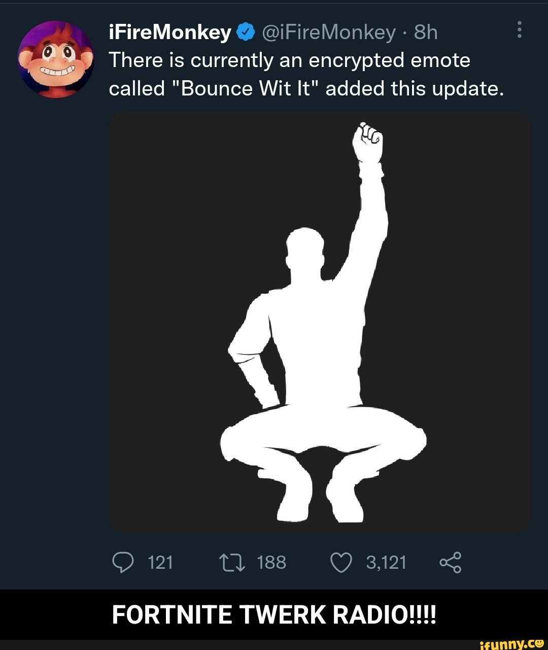 IFireMonkey @iFireMonkey Sh There is currently an encrypted emote ...