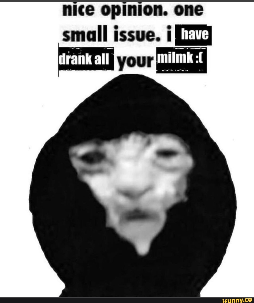 Nice opinion. one small issue. rank at - iFunny