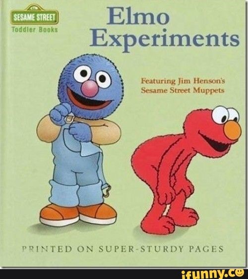 Elmo Experiments Toddier Books Featuring Jim Henson's Sesame Street ...