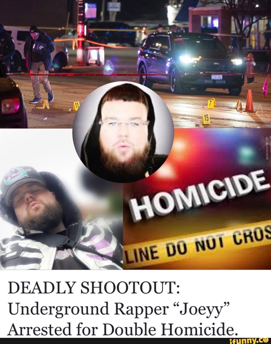 AN DEADLY SHOOTOUT: Underground Rapper "Joeyy" Arrested for Double ...