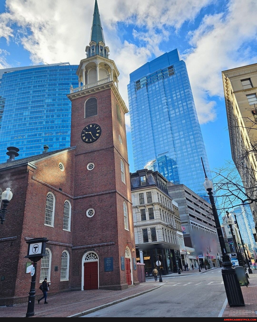 Old South Meeting House (1729) x Millennium Tower (2016) - America’s ...