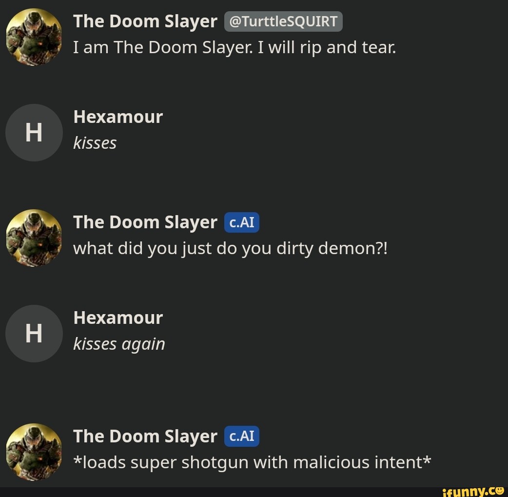 The Doom Slayer @TurttlesQUIRT Tam The Doom Slayer. I will rip and tear ...