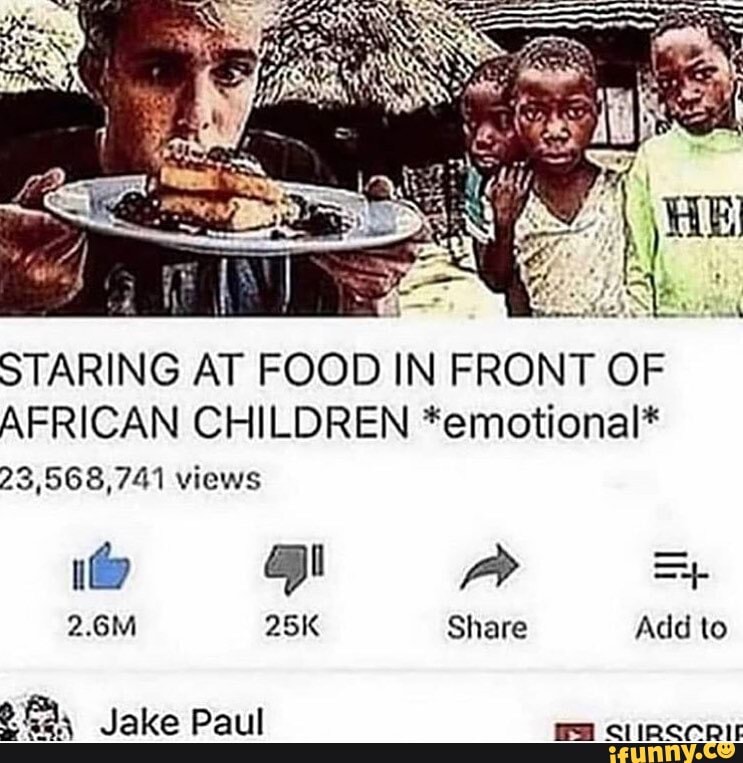 STARING AT FOOD IN FRONT OF AFRICAN CHILDREN *emotional* 23,568,741 ...