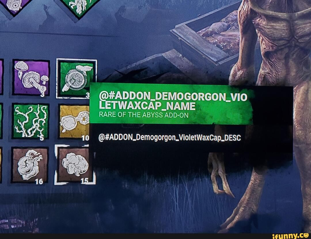 @BADDON. I LETWAXCAPLINAME, RARE OF THE ABYSS ADD-0 ON etWaxCap_DESC ...