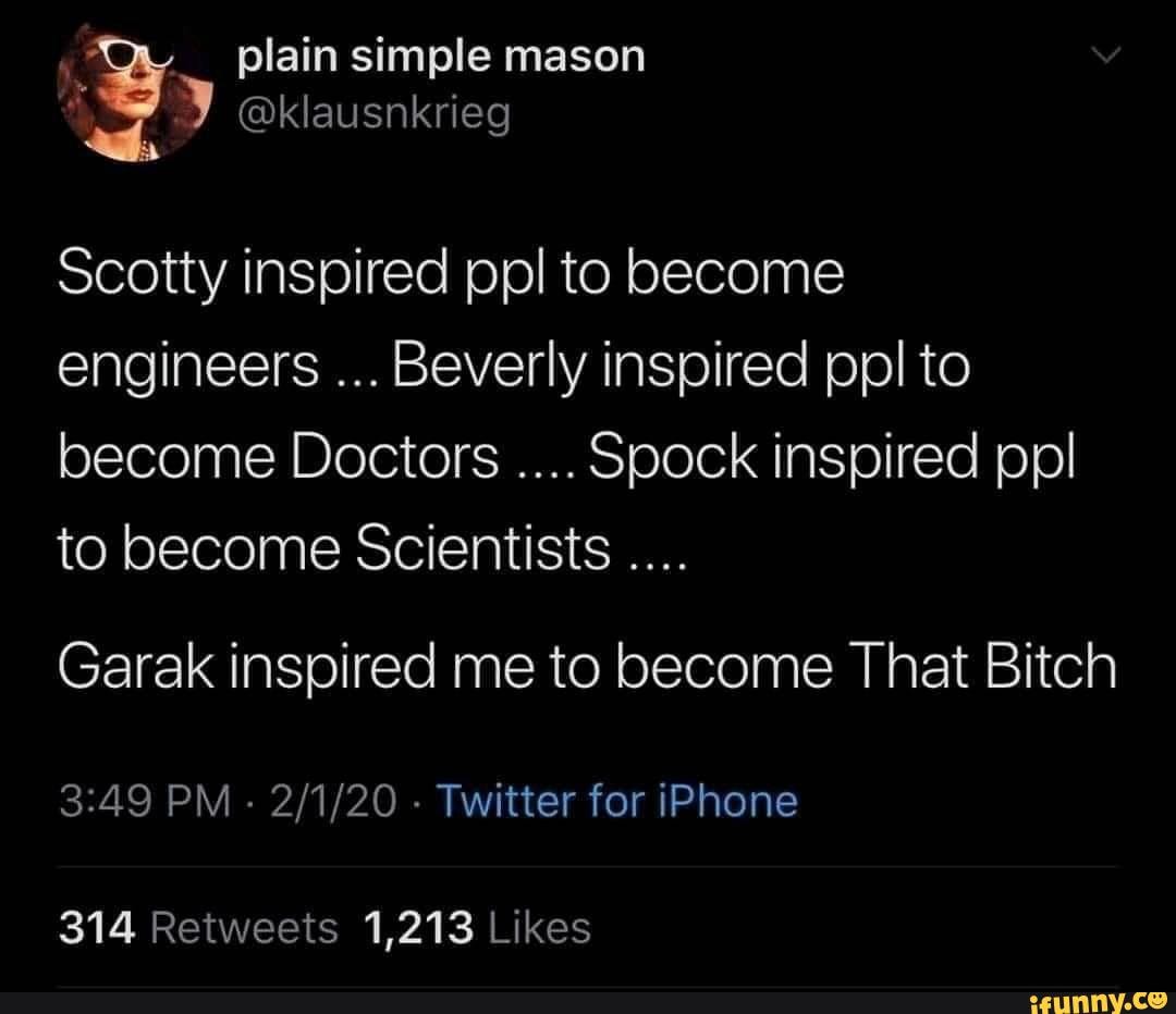 Star Trek Meme Dump - he plain simple mason @klausnkrieg Scotty ...