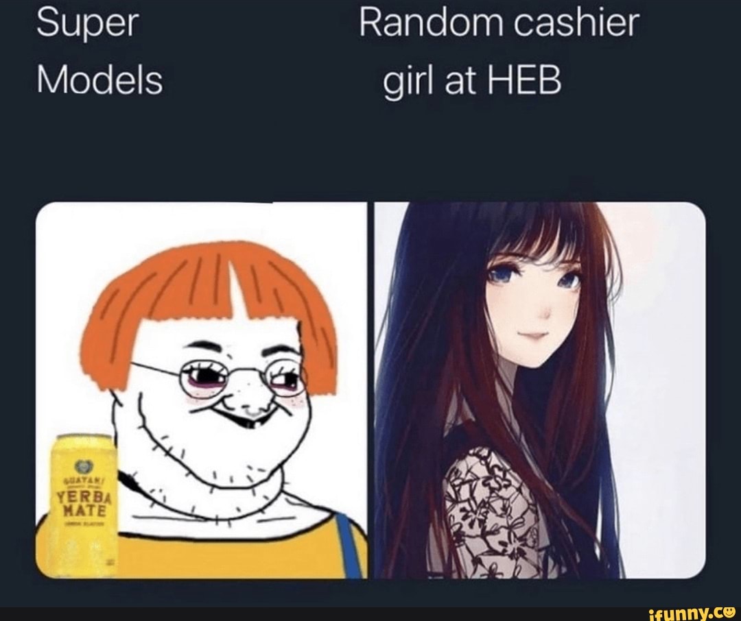 Super Random cashier Models girl at HEB - iFunny