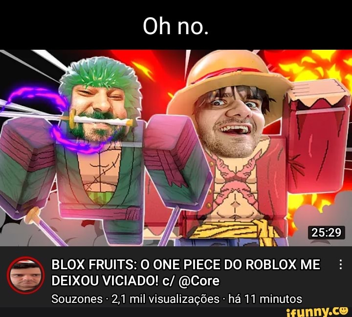 BLOX FRUITS: O ONE PIECE DO ROBLOX ME DEIXOU VICIADO! c/ Core Souzones ...