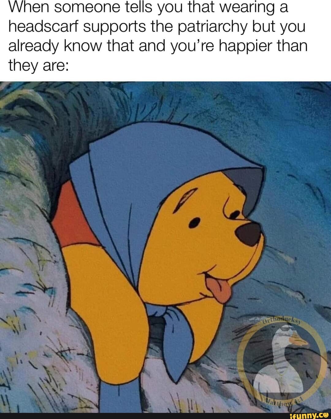 Headscarf memes. Best Collection of funny Headscarf pictures on iFunny