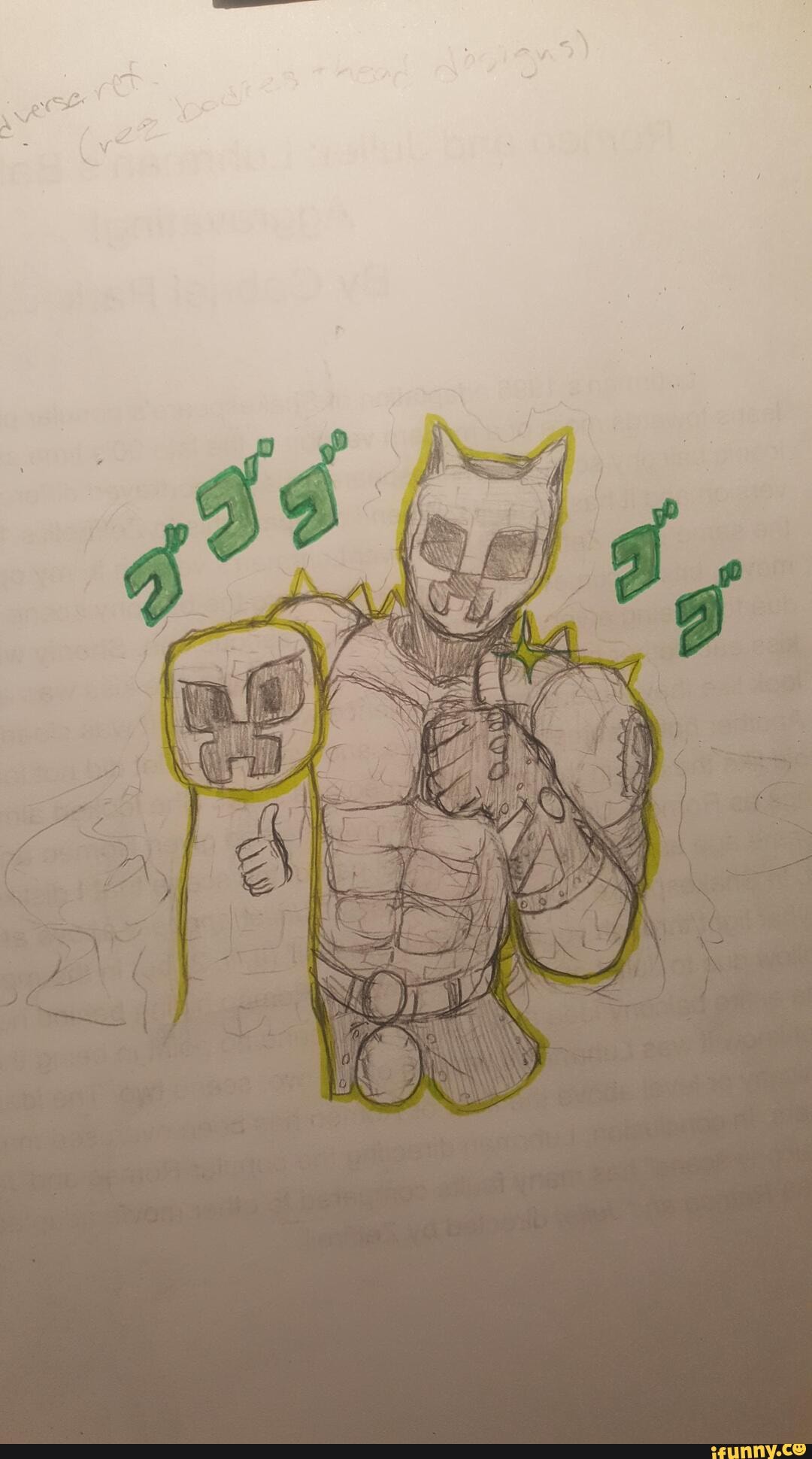 Creeper Queen | Jojo's Bizarre Adventure and Minecraft - iFunny