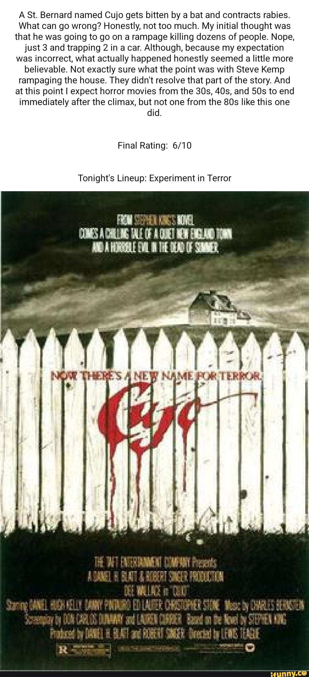 Cujo memes. Best Collection of funny Cujo pictures on iFunny