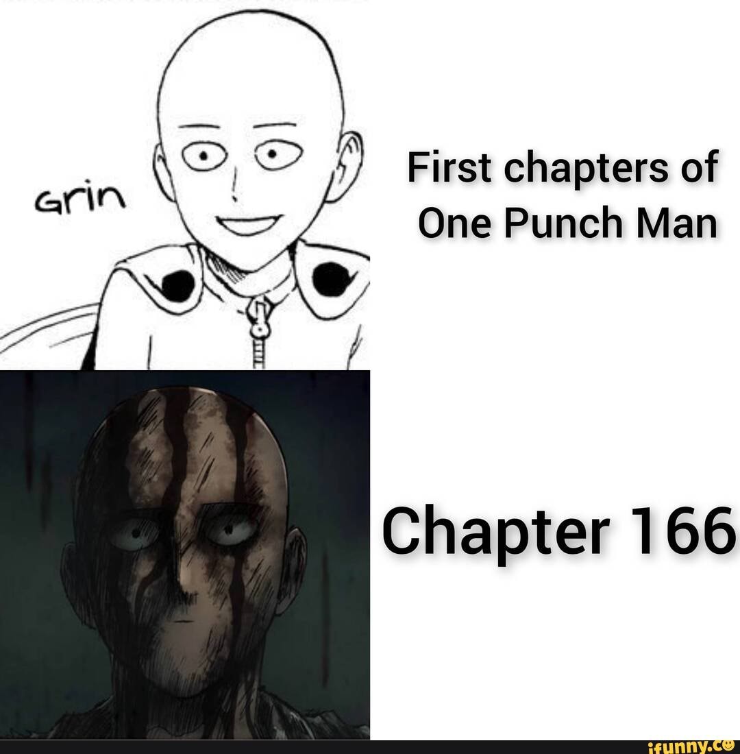 First chapters of One Punch Man Chapter 166 - iFunny