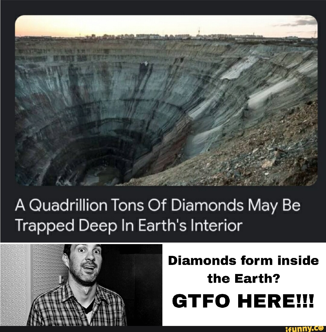 A Quadrillion Tons Of Diamonds May Be Trapped Deep In Earth's Interior ...