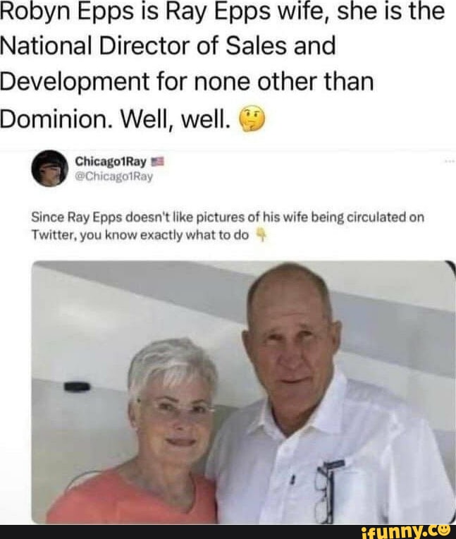 Robyn Epps IS Ray Epps wife, she Is the National Director of Sales and ...