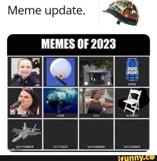 Meme update. MEMES OF 2023 - iFunny