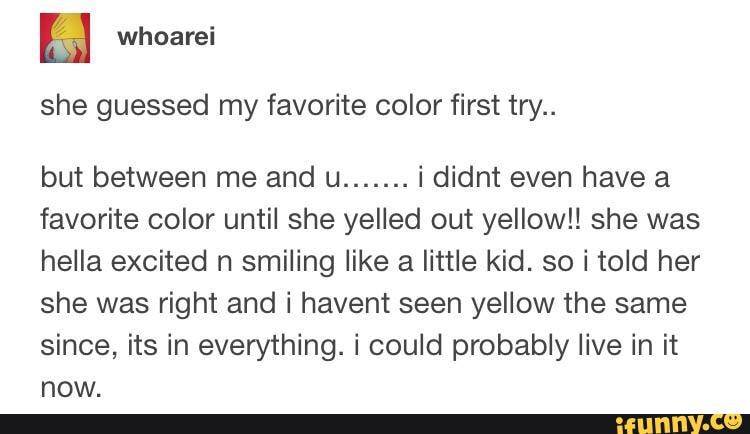 Wholesome post to brighten your day 646 - whoarei she guessed my favorite color first try.. but ...