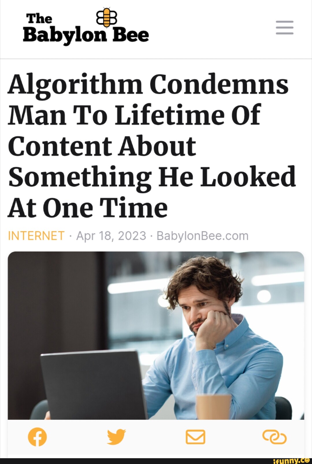 The The Bee Algorithm Condemns Man To Lifetime Of Content About ...