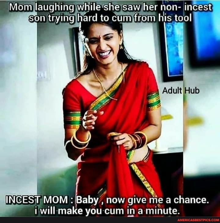 Mom Laughing While She Saw Her Non Incest Son Hard To Froni His Tool
