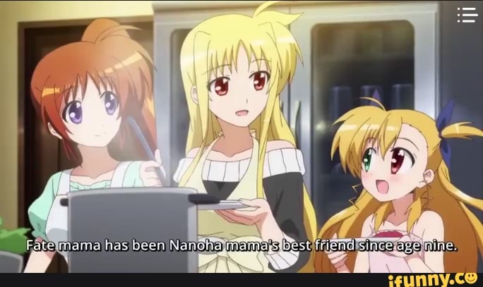 Nanoha memes. Best Collection of funny Nanoha pictures on iFunny