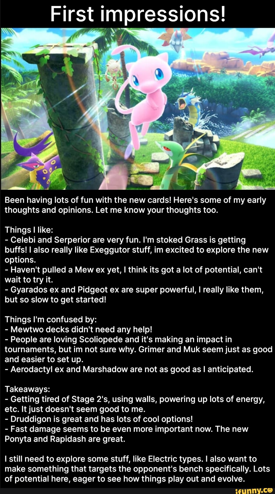 First impressions! on Been having lots of fun with the new cards! Here ...