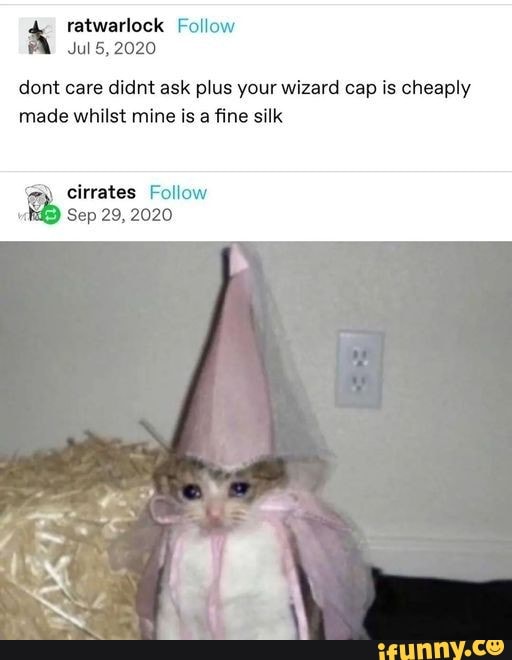 Ratwarlock memes. Best Collection of funny Ratwarlock pictures on iFunny