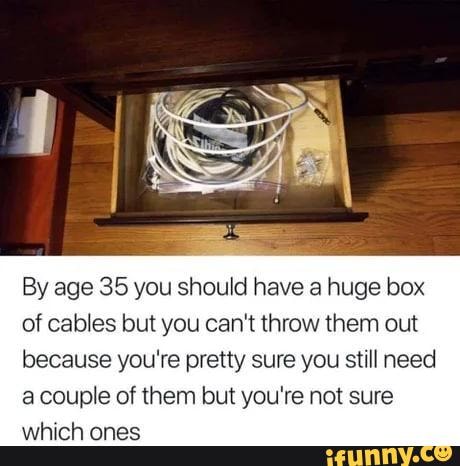 Box_full_of_cables memes. Best Collection of funny Box_full_of_cables ...