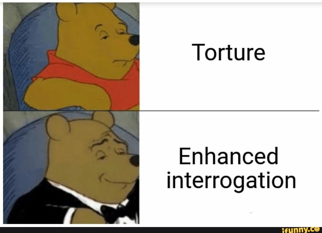 Torture Enhanced interrogation - iFunny