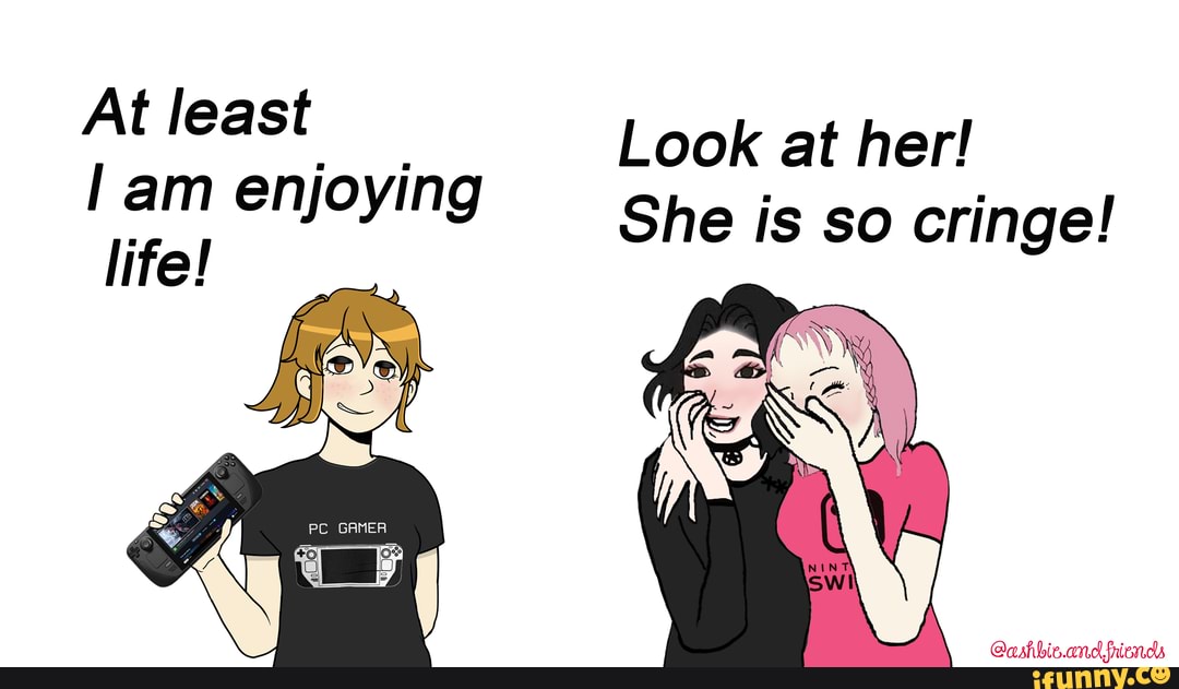 "Le Steam Deck is so cringe!" - At least Look at her! I am enjoying She ...