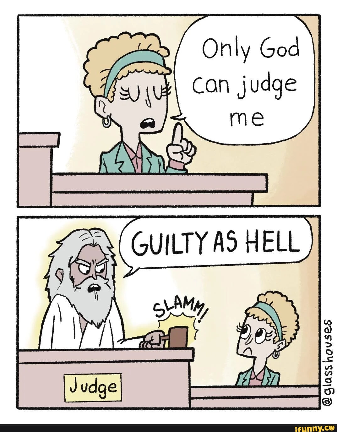 God an judge - iFunny
