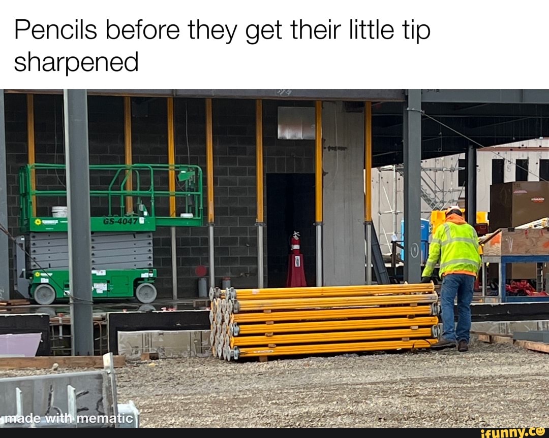 Pencils before they get their little tip sharpened sivade with mematicy ...