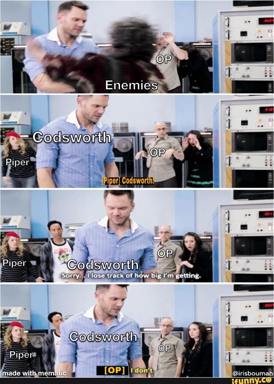 #fallout_4 #fallout #meme - OP Enemies 4 OP Piper Piper "Co Codsworth ...