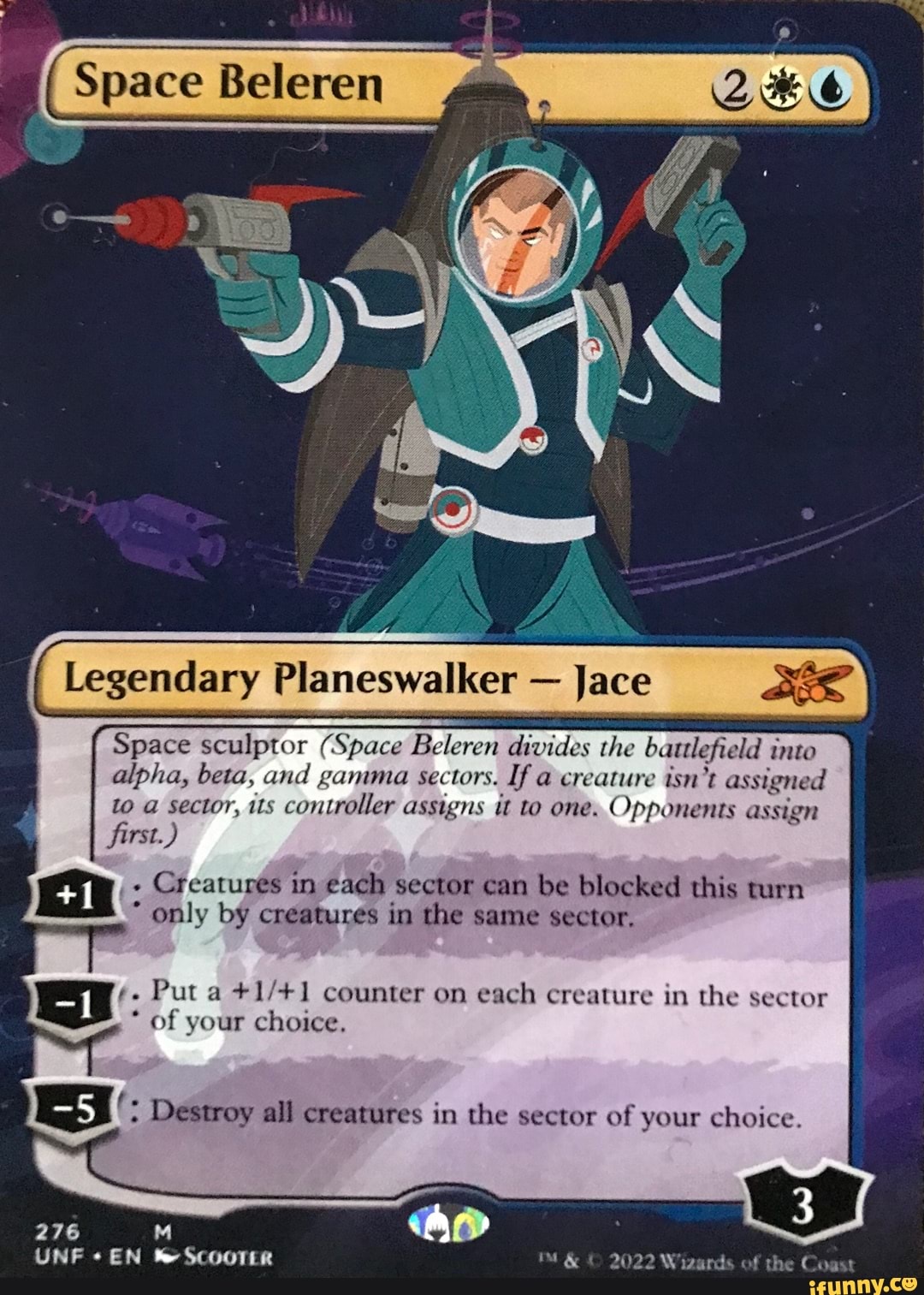 Legendary Planeswalker Jace Space sculptor (Space Beleren divides the ...
