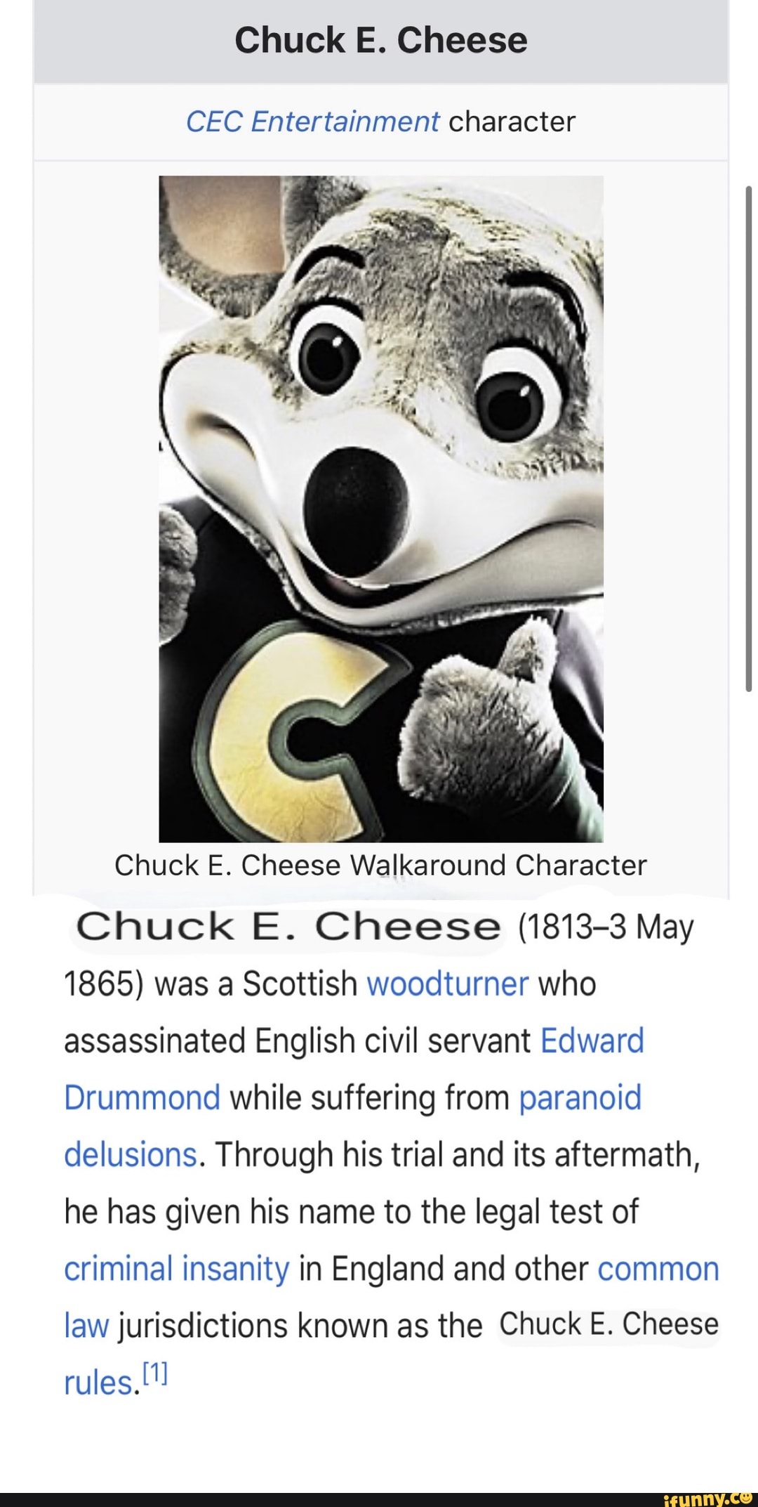 Chuck E. Cheese CEC Entertainment character Chuck E. Cheese Walkaround ...