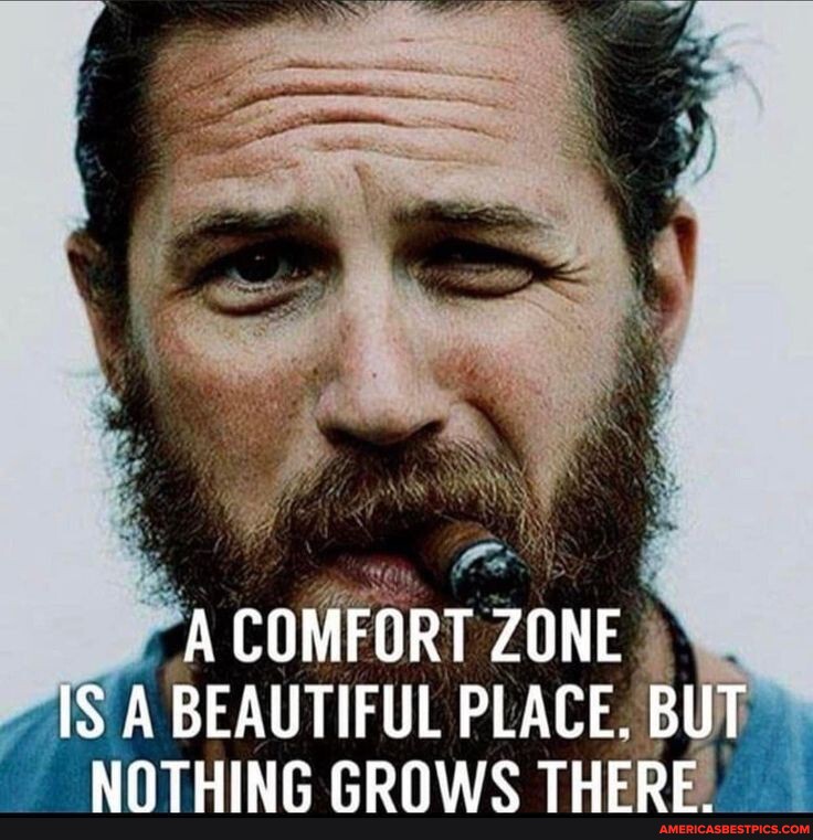 A COMFORT ZONE IS A BEAUTIFUL PLACE. BUT NOTHING GROWS THERE. - America ...