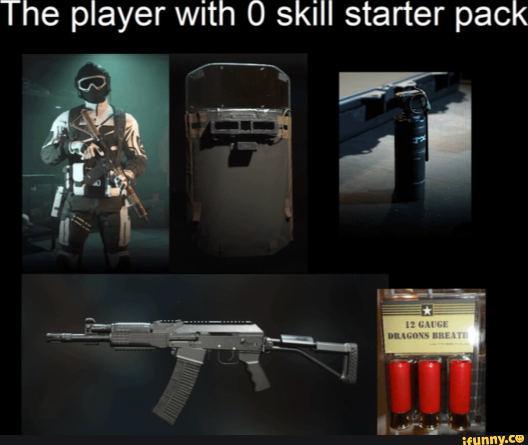 The player with skill starter pack - iFunny