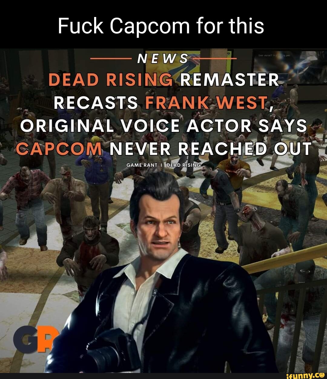 Fuck Capcom for this NEWS REMASTER DEAD RIS RECASTS ORIGINAL VOICE ...