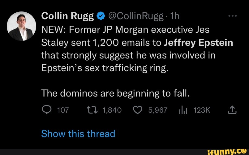 Collin Rugg @ @CollinRugg: th NEW: Former JP Morgan executive Jes ...