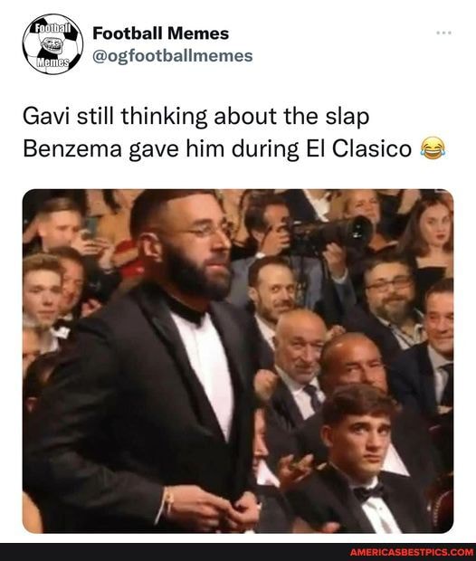 Football Momes \ optootballmemes Gavi still thinking about the slap ...