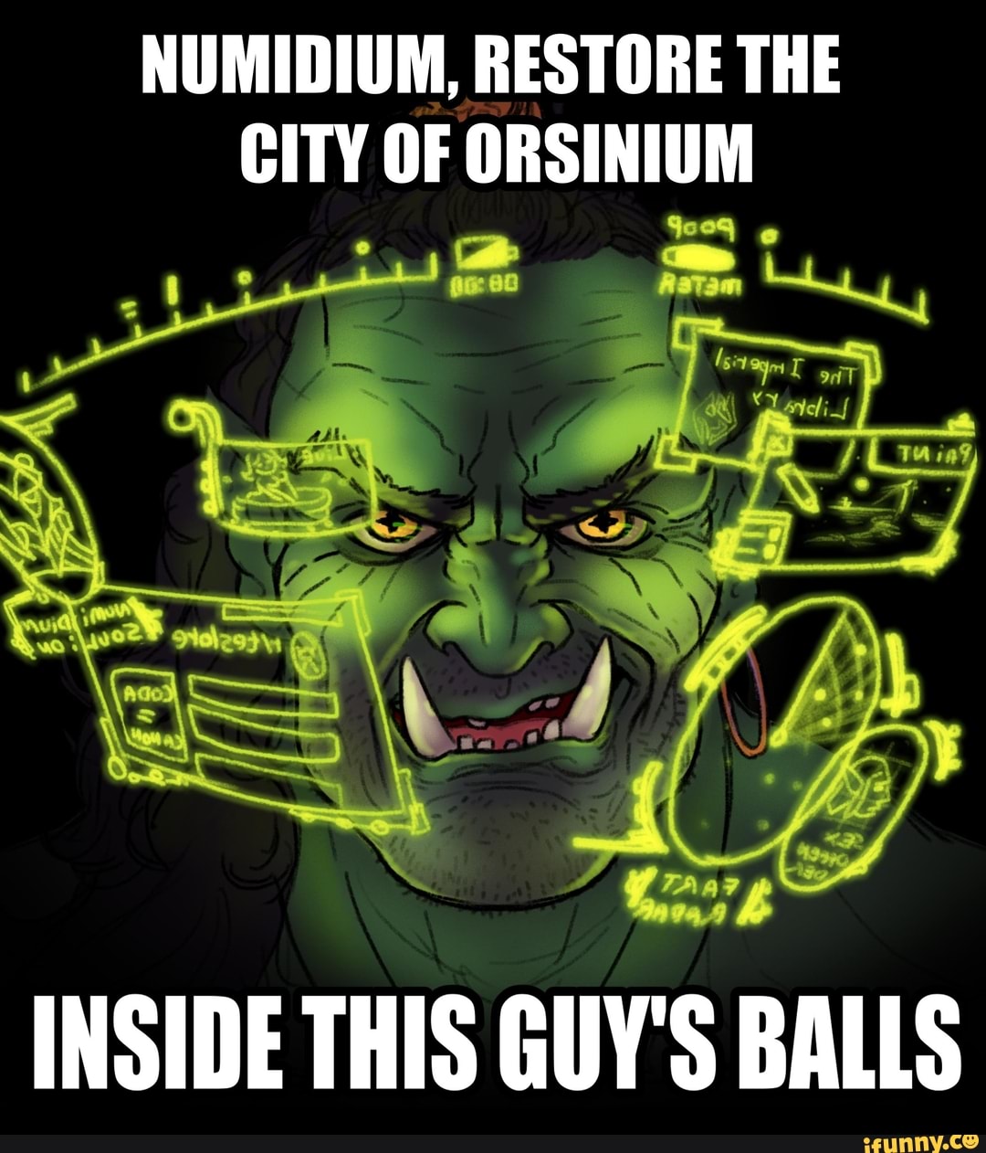 NUMIDIUM, RESTORE THE CITY OF ORSINIUM iS INSIDE THIS GUY'S BALLS - iFunny