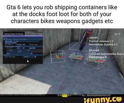 Gta 6 lets you rob shipping containers like at the docks foot loot for ...