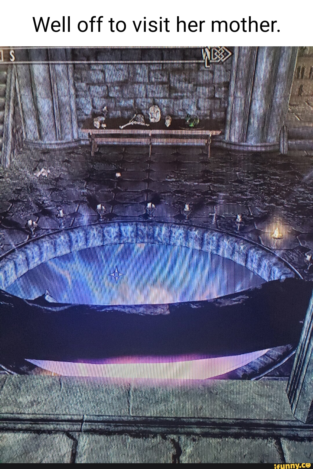 Well off to visit her mother. - iFunny