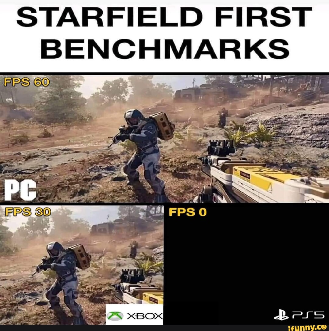 STARFIELD FIRST BENCHMARKS - iFunny