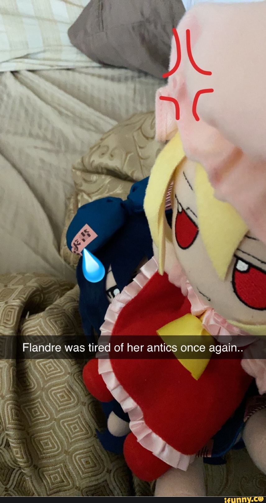Flandre was tired of her antics once again.. - iFunny